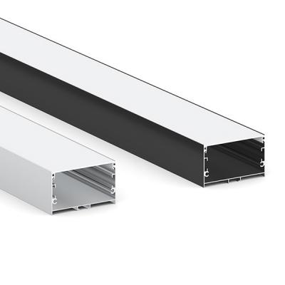 China 65mm x 35mm Aluminum Profile LED Linear Lighting Recessed Type with PC or Milky Cover for sale