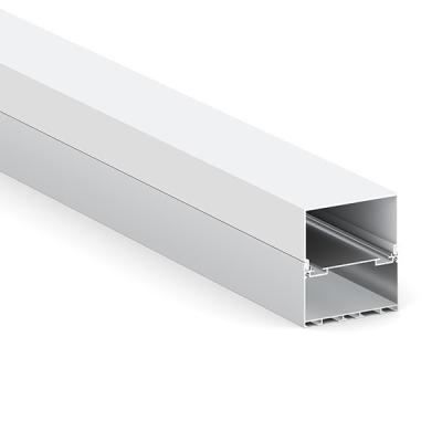 China 65mm x 35mm Aluminum Profile LED Linear Lighting Recessed Type with PC Milky Cover for sale