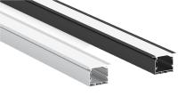 China LEDCORP Aluminum Profile Recessed Embedded Groove 2M for Sustainable LED Lighting Design for sale