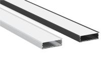 China LEDCORP Aluminum Profile Recessed Embedded Return Groove 2m for Sustainable LED Lighting Design for sale