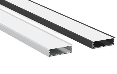 China LEDCORP Aluminum Profile Recessed Embedded Return Groove 2m for Sustainable LED Lighting Design for sale