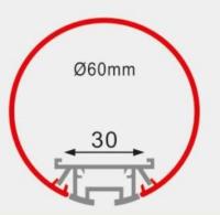 China LEDCORP® Aluminum Profile Pendant/Bend Superior Design and Functionality for Office for sale