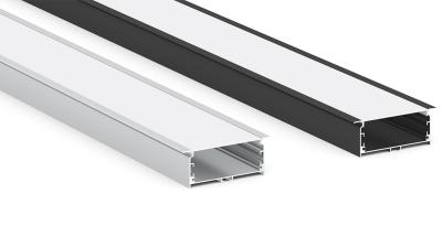 China LEDCORP® Customized Aluminum Profile Recessed/Embedded/Reture Groove for Linear Light Assembly for office for sale
