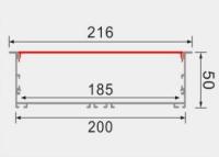 China LEDCORP® Customized Aluminum Profile Recessed/Embedded/Reture Groove for Linear Light Assembly for office for sale