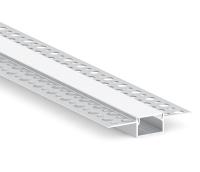 China LEDCORP Customized Aluminum Profile Recessed Groove for Linear Light Assembly 10mm Width 2m Length for sale