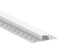 China LEDCORP Customized Aluminum Profile Recessed Groove for Linear Light Assembly 10mm Width 2m Length for sale