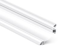 China LEDCORP Customized Aluminum Profile Recessed Groove for Linear Light Assembly 10mm Width 2m Length for sale