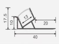 China LEDCORP® Aluminum Profile Return Groove for Customized Linear Light Installations For Home or Residence for sale