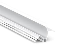 China LEDCORP Customized Aluminum Profile Return Groove for Linear Light Systems 10mm Width 2m Length for sale