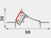 China LEDCORP® Aluminum Profile Pendant/Return Groove/Bend for LED Linear Light Customized Dimension for sale