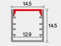 China LEDCORP® Surface Mounted LED Lighting with Customized Aluminum Profile For Office Gym Hotel for sale