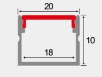 China LEDCORP® Surface Mounted LED Lighting with Customized Aluminum Profile For Office Gym Hotel for sale