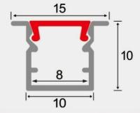 China LEDCORP® Customized Aluminum Profile Recessed/Embedded Project Cases for Linear Light Assembly for Home Residence Office for sale