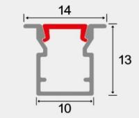 China LEDCORP® Customized Aluminum Profile Recessed/Embedded Project Cases for Linear Light Assembly for Home Residence Office for sale