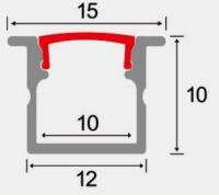 China LEDCORP® Customized Aluminum Profile Recessed/Embedded Project Cases for Linear Light Assembly for Home Residence Office for sale