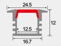 China LEDCORP® Customized Aluminum Profile Recessed/Embedded Project Cases for Linear Light Assembly for Home Residence Office for sale