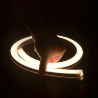 China LEDCORP Neon Flex Side Bend Pro 360 DC24V IP67 5M Roll Silicone LED Strip Light for sale