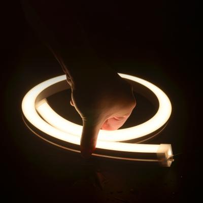 China LEDCORP Neon Flex Side Bend Pro 360 DC24V IP67 5M Roll Silicone LED Strip Light for sale