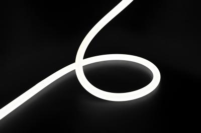 China LEDCORP DC24V LED Neon Flex 5M Roll IP67 Side Bend Silicone 2700K-6500K RGB OEM for sale