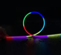 China LEDCORP RGB LED Neon Flex SPI Pixel Control 12x12mm 24V IP67 5M Roll for sale