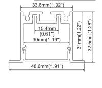 China LEDCORP® High-Performance Aluminum Profile Magnetic/Ring/Module for Customizable LED Linear Light for sale