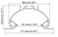 China LEDCORP® High-Performance Aluminum Profile Magnetic/Ring/Module for Customizable LED Linear Light for sale