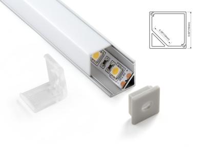 China LED Linear Lighting Aluminum Profile for Furniture Decoration 2m with End Cap and Clips for sale