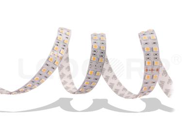 China 5050 120LEDs/m Warm White Bi Color LED Strip 24V Flexible IP20 CE RoHS for sale