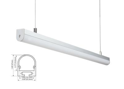 China LED Linear Pendant Light Aluminum Profile 1200mm Waterproof Indoor No Spot for sale