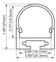 China LED Linear Pendant Light Aluminum Profile 1200mm Waterproof Indoor No Spot for sale