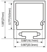 China LED Linear Pendant Light 1200mm Aluminum Profile Square Shape Waterproof Indoor No Spot for sale