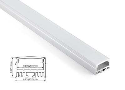 China Aluminum Profile LED Linear Light 23.5mm x 15mm with LED Strip and Power Supply CE for sale