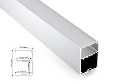 China 50mm x 70mm Aluminum Profile LED Linear Pendant Light with PMMA Opal Cover Built-in Driver for sale