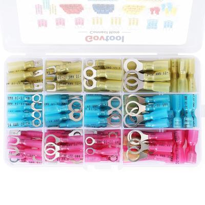 China Insulated Spade Heat Shrink Terminals Lightweight AWG 22-10 250pcs for sale