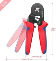 China Practical Rustproof Wire Ferrule Crimper Kit Anti Abrasion AWG 23-7 for sale