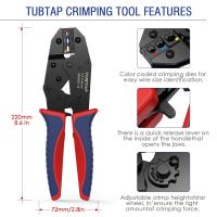 China Alloy Multipurpose Crimping Pliers Set , Portable Terminal Kit With Crimping Tool for sale