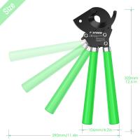 China Practical Alloy Ratcheting Steel Cable Cutters , Anti Abrasion Ratchet Cable Shears for sale
