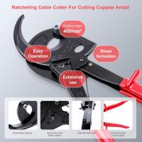China Alloy Portable Hand Ratchet Cutters , Durable Ratchet Cable Cutter 400mm for sale