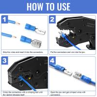 China Automotive Durable Non Insulated Terminals Anti Corrosion Lightweight 840pcs for sale