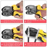 China Durable Alloy PV Solar Crimping Tool Kit With 30pcs Male Female MC4 Connector for sale