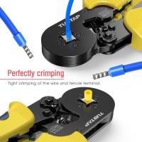 China Portable Alloy Ferrule Crimper Set , Industrial Ferrule Kit With Crimper for sale