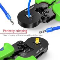 China Alloy Steel Ferrule Wire Crimper Set Portable Anti Oxidation for sale