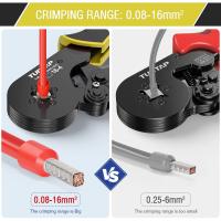 China Hexagonal Wire Crimper Tool Yellow Color AWG 23-10 For Automotive for sale