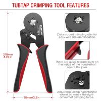 China Industrial Wire Ferrule Crimping Tool , Multipurpose Ferrule Crimping Pliers for sale