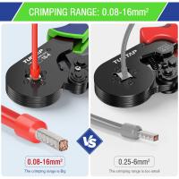 China Hexagonal Portable Cable Ferrule Crimper , Lightweight Rope Crimping Tool for sale