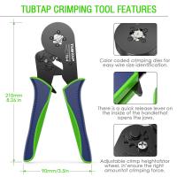 China Hexagonal Portable Cable Ferrule Crimper , Lightweight Rope Crimping Tool for sale