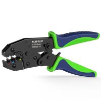 China Portable Insulated Wire Crimper Tool Alloy Steel Polyethylene Material for sale