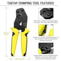 China Spade Bullet Connectors Terminal Pin Crimper Multipurpose Durable for sale