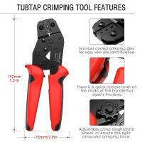 China 0.5-1.5mm2 Pin Wire Crimper Tool For Female Male Spade Bullet Connectors for sale