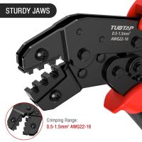 China 0.5-1.5mm2 Pin Wire Crimper Tool For Female Male Spade Bullet Connectors for sale